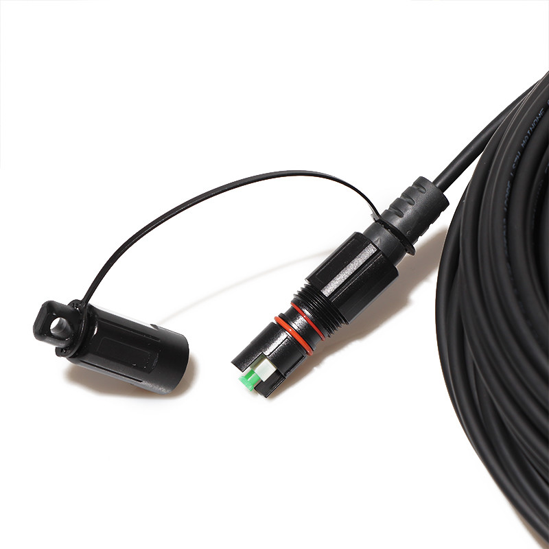 Waterproof FTTH Solution , FTTA Patch Cord With SC Hardened OptiTap ...