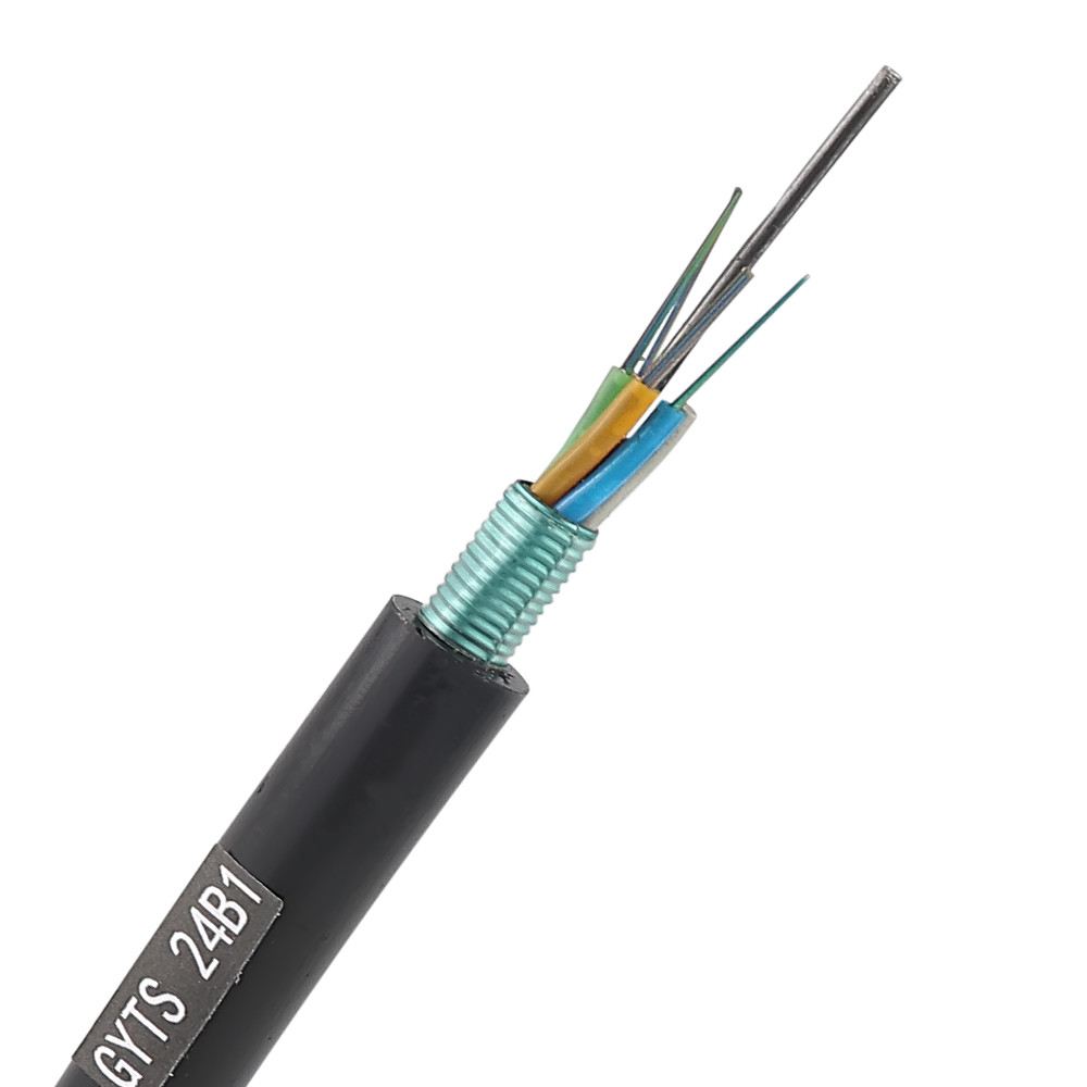 12~288 Cores Armoured Optical Fibre Cable Outdoor Fiber Optic GYTS Cable