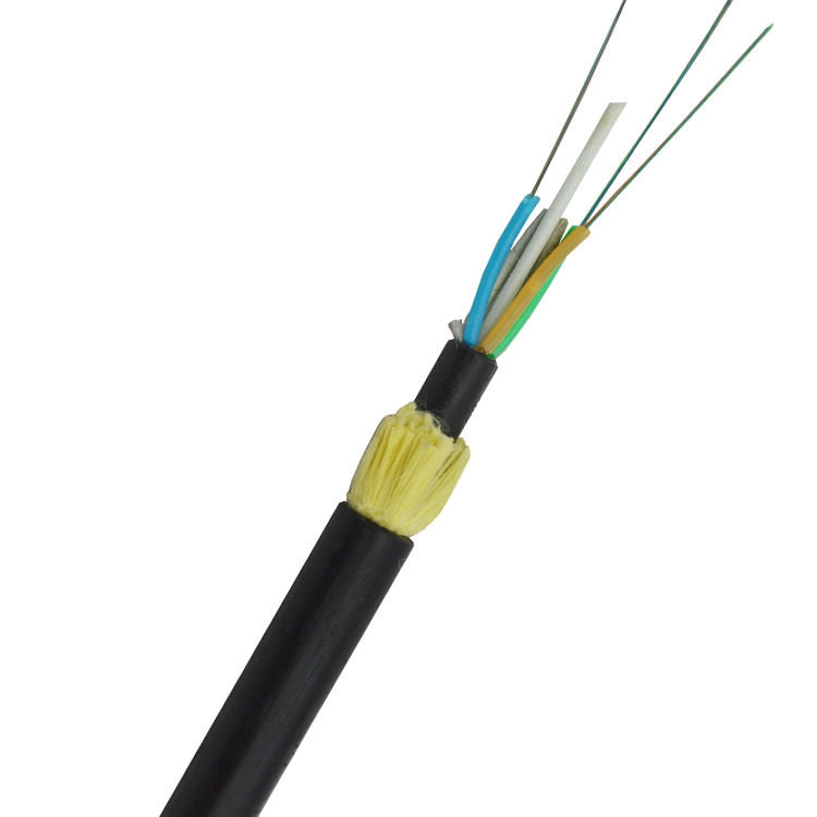 Adss Fiber Optic Cables 2 4 8 24 48 96 Core 12 Fiber G652D Single Mode Aerial Dark Optical Fiber ...