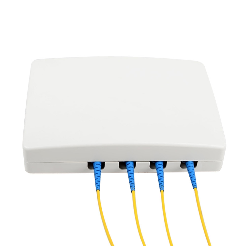 OEM ODM Fiber Optic Distribution Box , FTTH Termination Box 4 Core