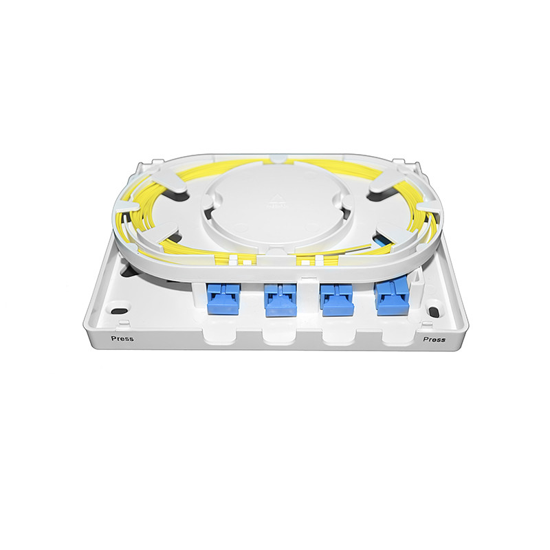 OEM ODM Fiber Optic Distribution Box , FTTH Termination Box 4 Core
