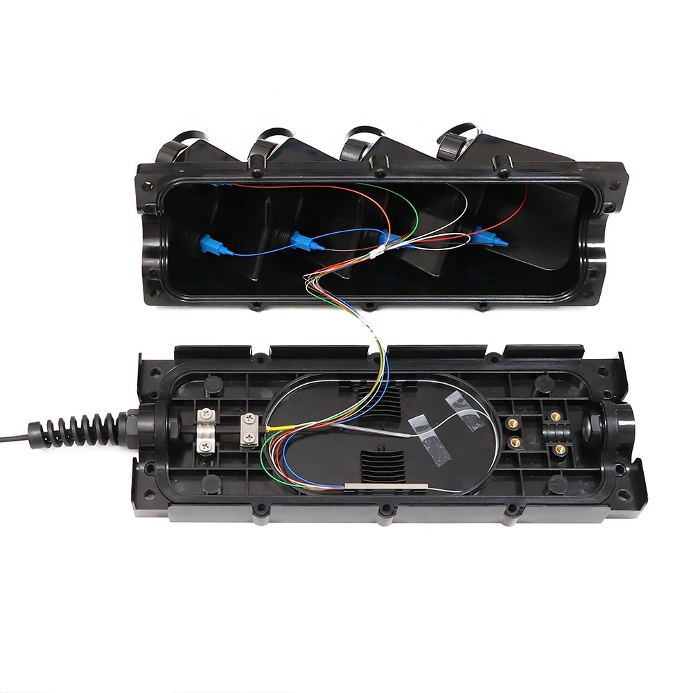 Waterproof IP68 Fiber Optic Terminal Box With 8 Core 12 Core 24 Core