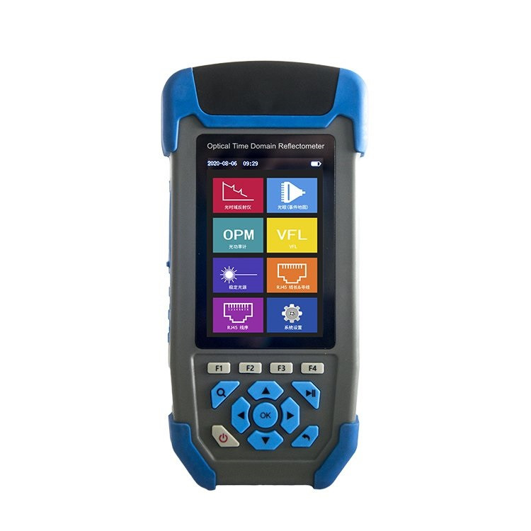 Mini OTDR Fiber Test Equipment , 12 In 1 Fiber Optic Reflectometer With ...