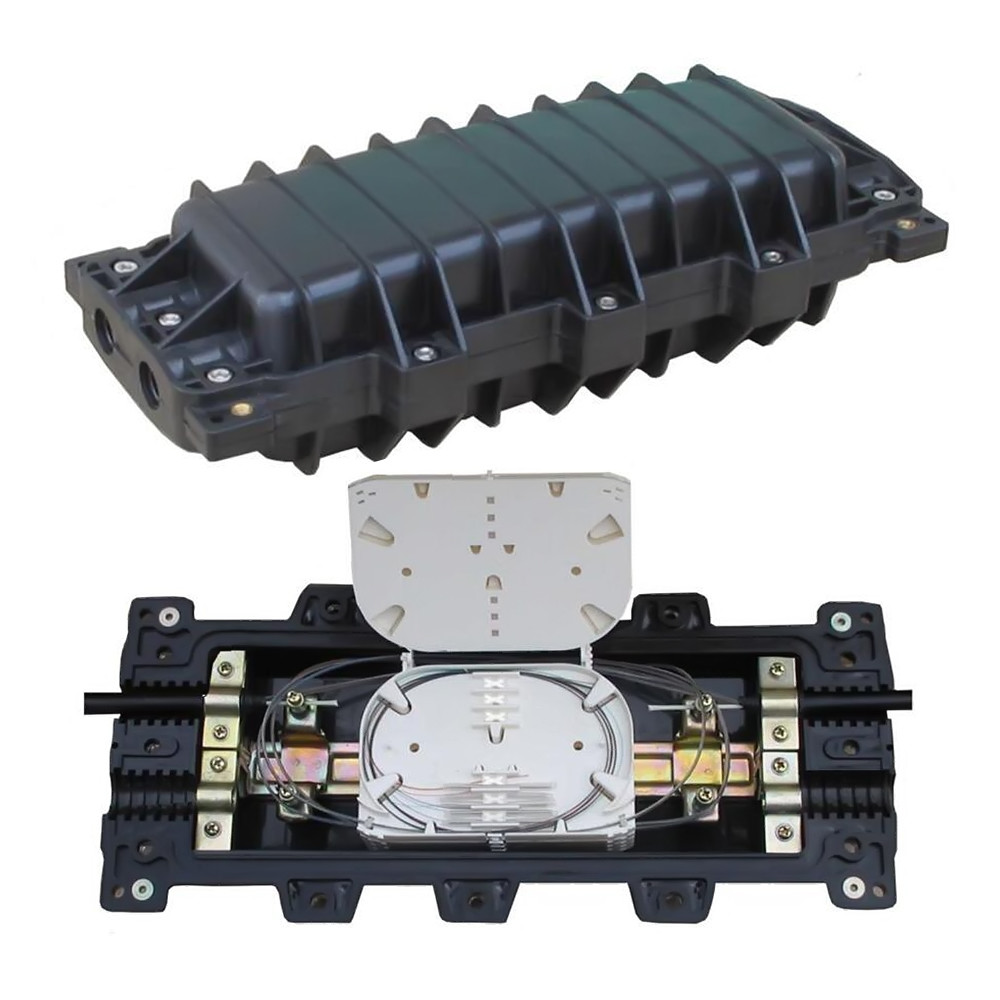 Horizontal Fiber Optic Splice Closure FOSC-001 96 Core With 2 Input 2 ...