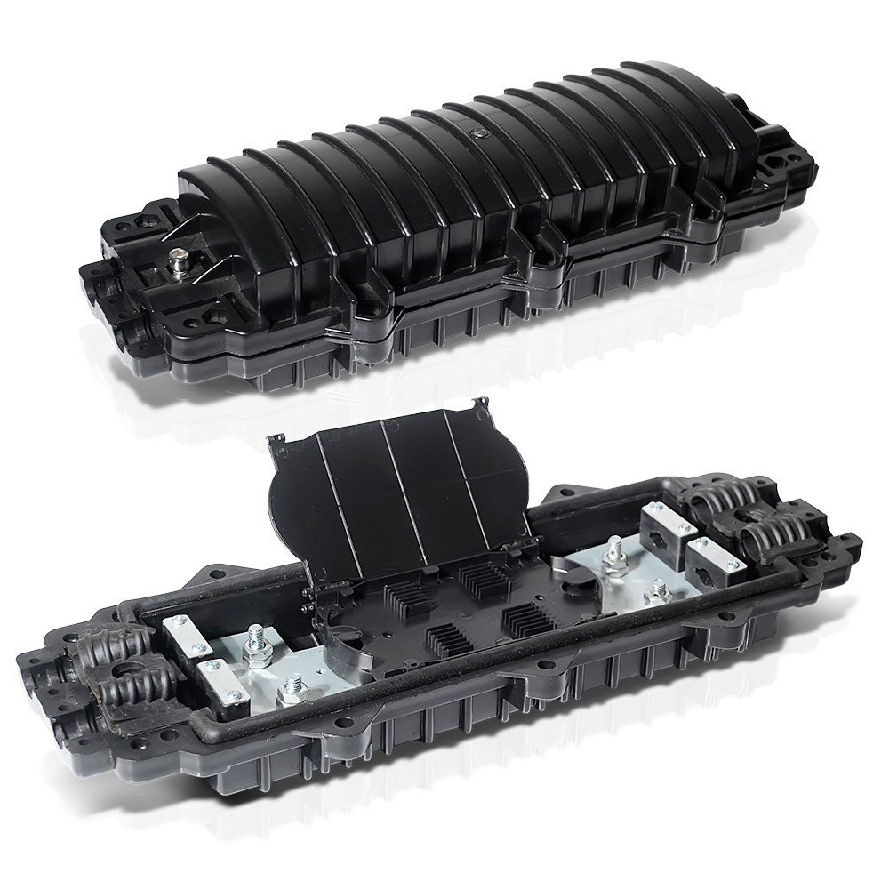 Horizontal Fiber Optic Splice Closure FOSC-001 96 Core With 2 Input 2 ...
