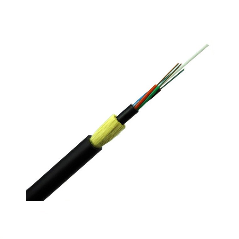 6 Core Single Mode Fiber Optic Cable Outdoor Overhead Aerial Dielectric ...