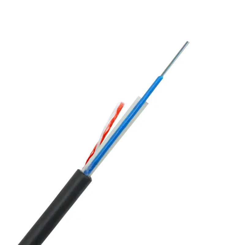 FRP Strength Fiber Optic Outdoor Cable 24 Cores G.652D Type OEM ODM