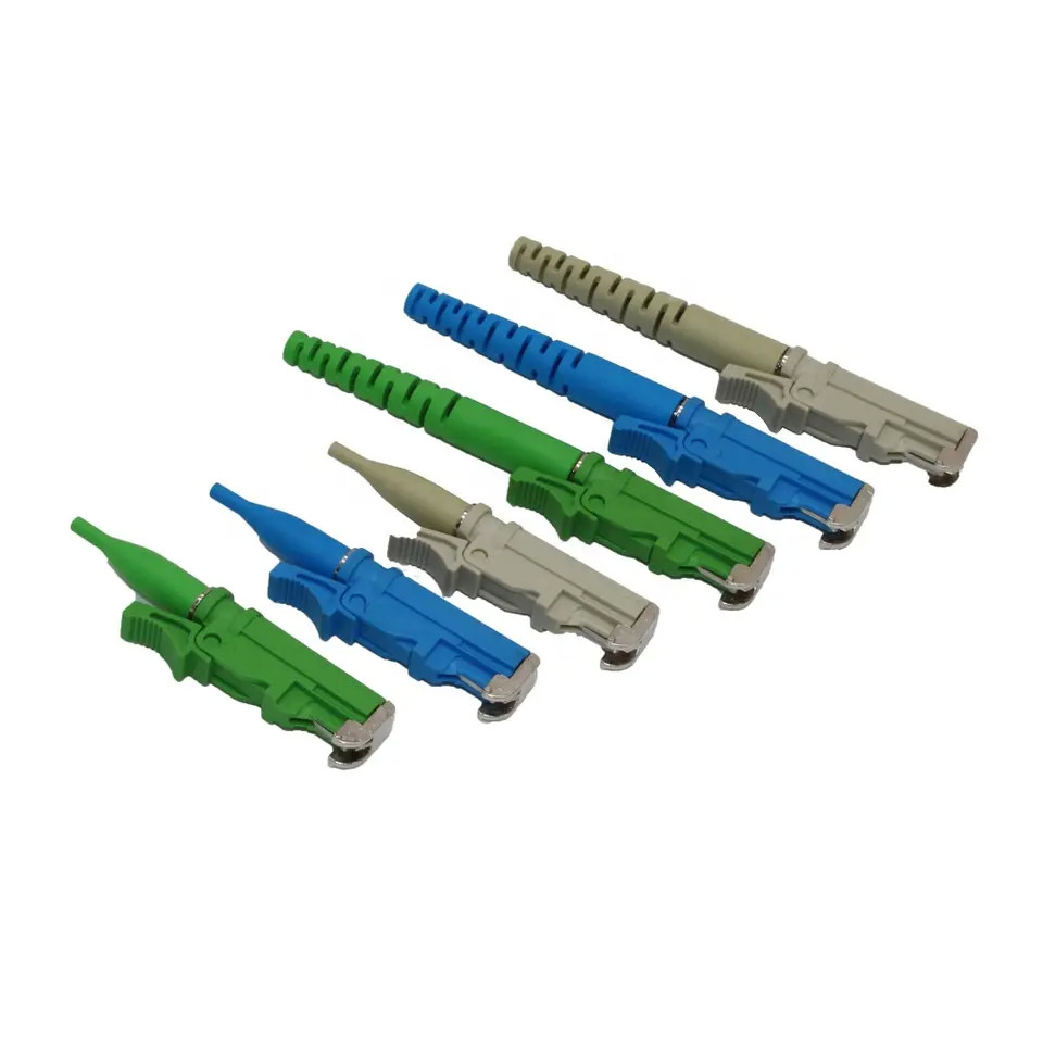 SM MM Fiber Optic Connector , E2000 APC Connector For Data Center System