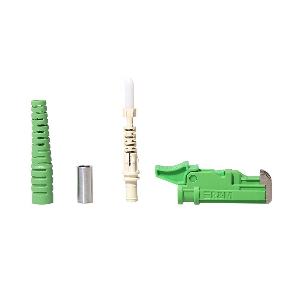 SM MM Fiber Optic Connector , E2000 APC Connector For Data Center System