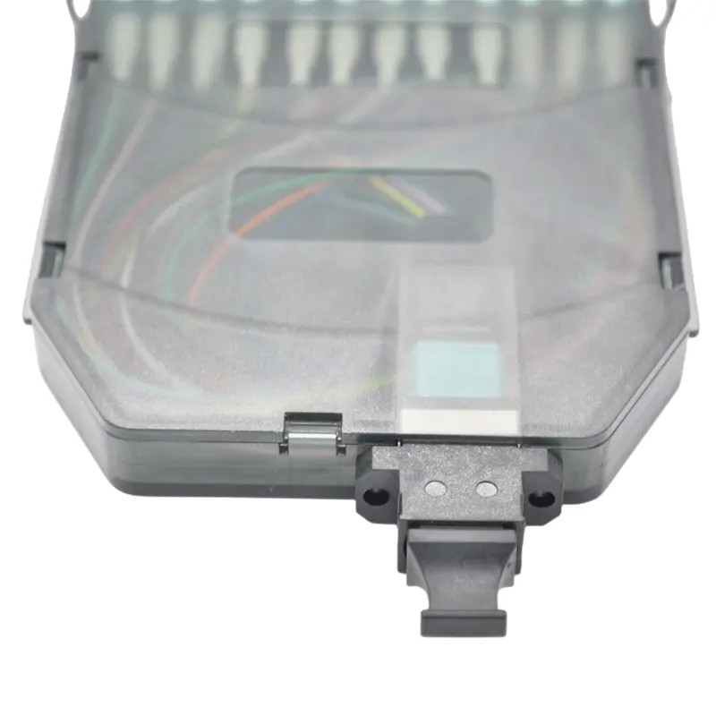 Black MPO Patch Panel , MPO To LC Cassette With 12 Cores 24 Cores